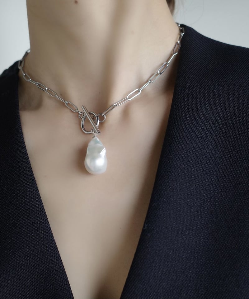 tail baroque pearl paperclip choker【Sランク】 | rip tail baroque pearl paperclip choker【Sランク】 | rip