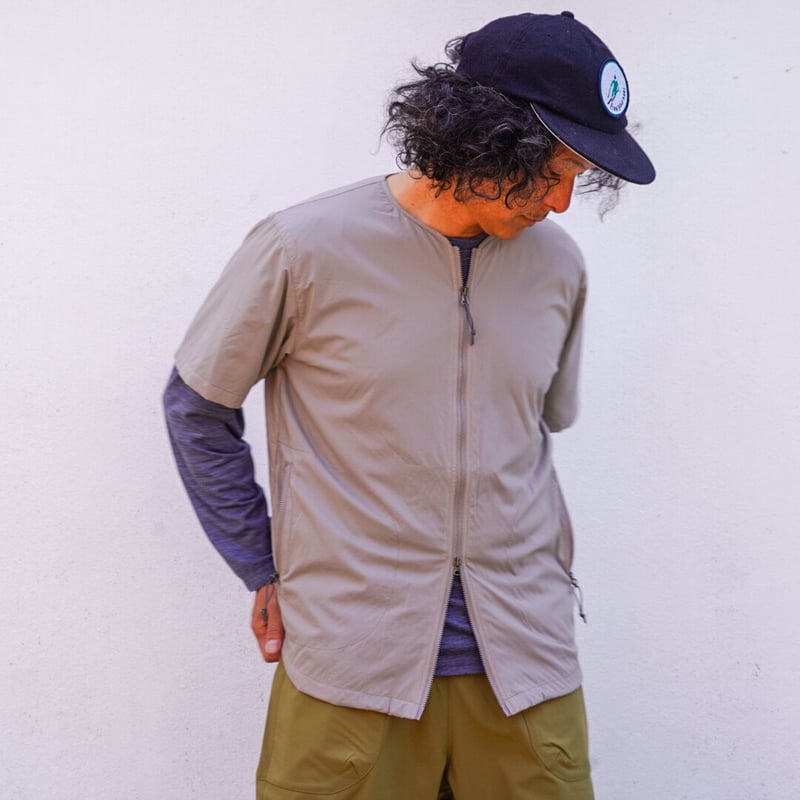 (AXESQUIN ELEMENTS) オクタライニングのカーディガン Mサイズ - アウトドア