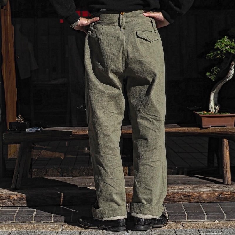 Nigel Cabourn/BRITISH ARMY PANTS -Loose Denim- Nigel Cabourn/BRITISH ARMY PANTS -Loose Denim-