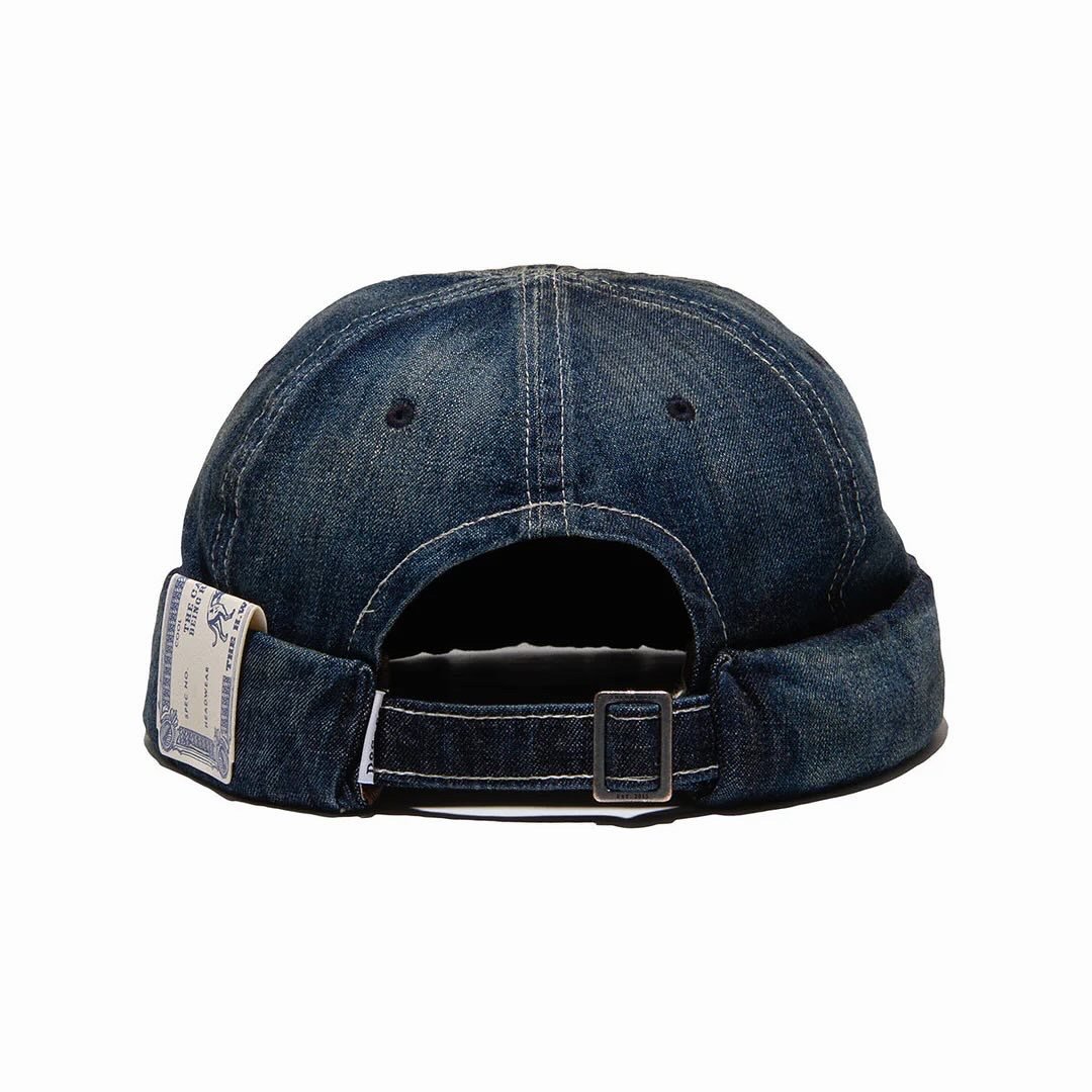 THE H.W.DOG&CO. / VINTAGE DENIM ROLL CAP | CALI THE H.W.DOG&CO. / VINTAGE DENIM ROLL CAP | CALI