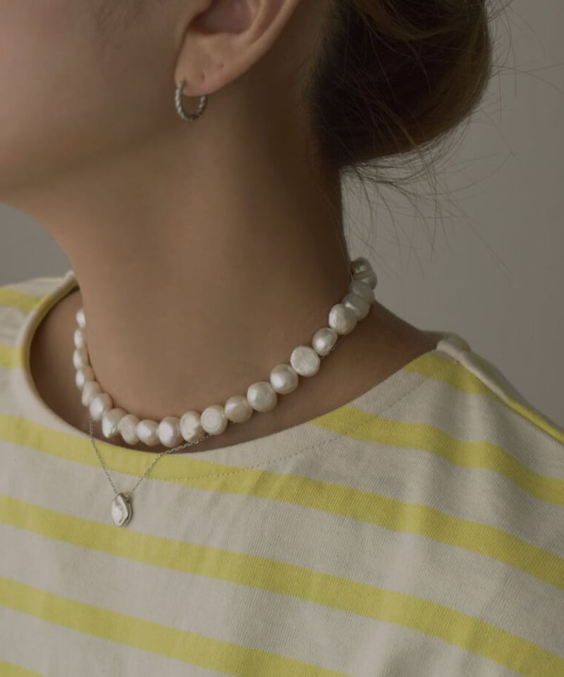 mb-necklace2-02048 日本製 36cm or 40cm バロック淡水パール ネ mb-necklace2-02048 日本製 36cm or 40cm バロック淡水パール ネ