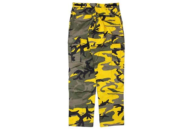 ROTHCO COLOR CAMO TACTICAL BDU PANTS / YELLOW ...
