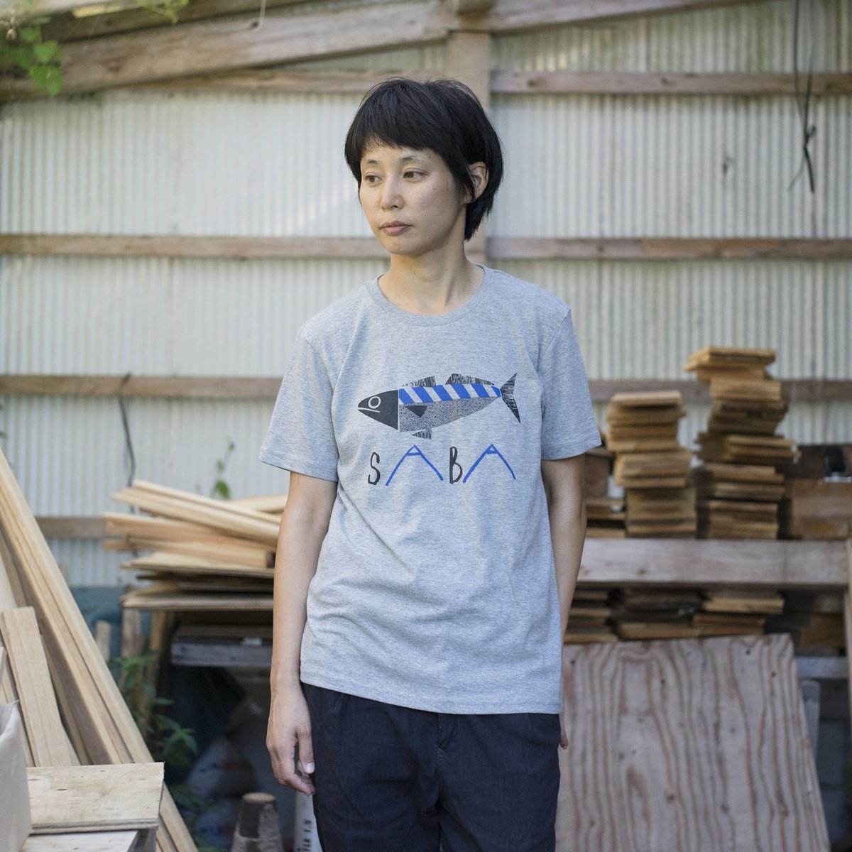 SABA Tシャツ（グレー） | Gallery KIANU