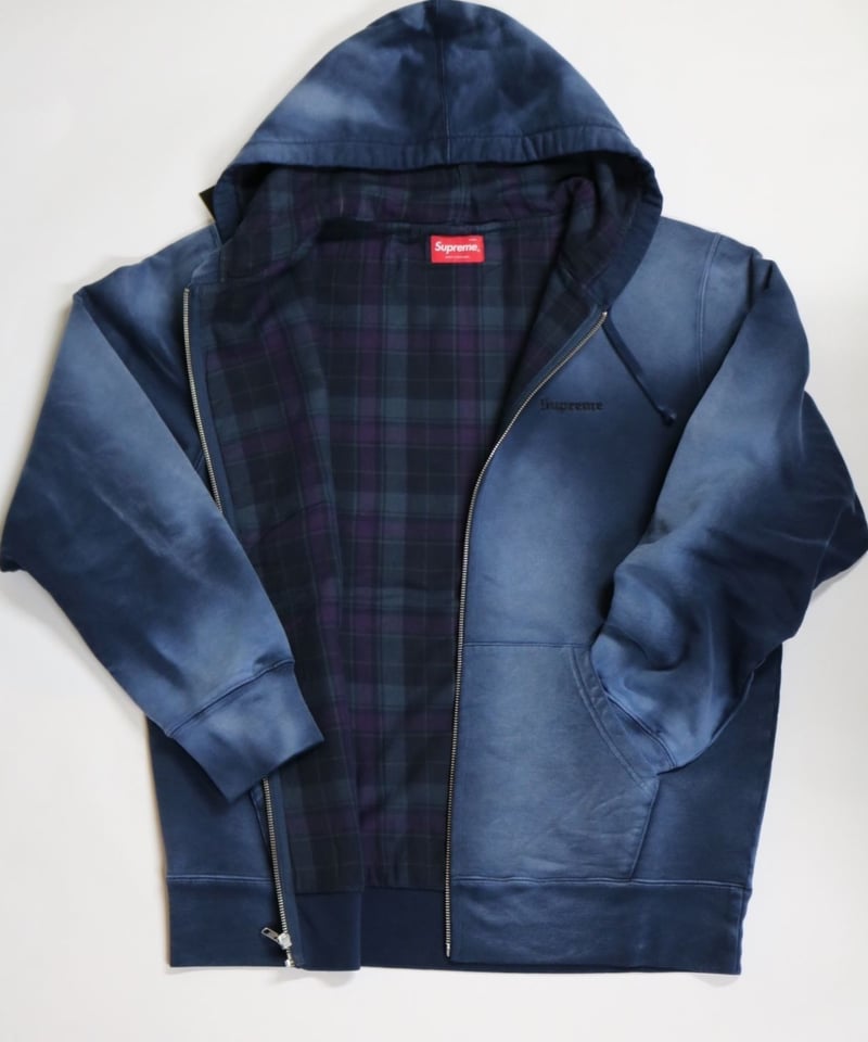 SUPREME シュプリーム ジップアップパーカー ブルー Lサイズ SUPREME シュプリーム ジップアップパーカー ブルー Lサイズ
