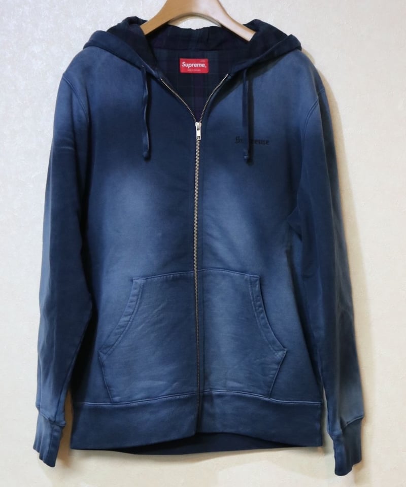 SUPREME シュプリーム ジップアップパーカー ブルー Lサイズ SUPREME シュプリーム ジップアップパーカー ブルー Lサイズ