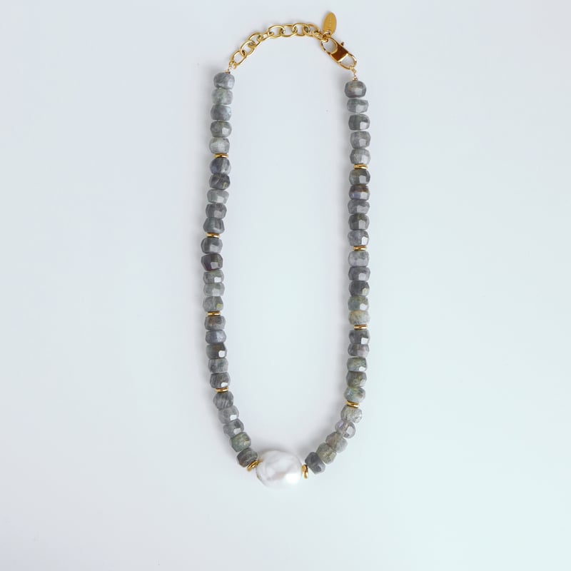 ムーンストーンバロックパールネックレス/024004 | TUWAKRIM ムーンストーンバロックパールネックレス/024004 | TUWAKRIM