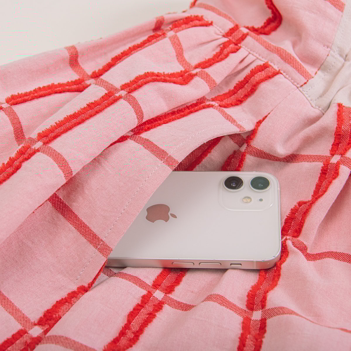 Check Pattern Skirt - YELLOW | HOWTOVENUS