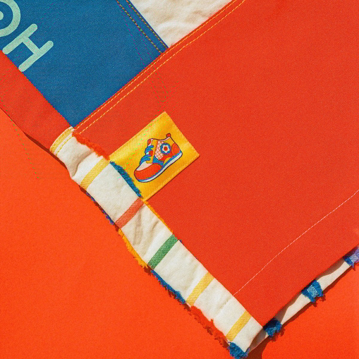 Patchwork Park Pants - COLORFUL | HOWTOVENUS