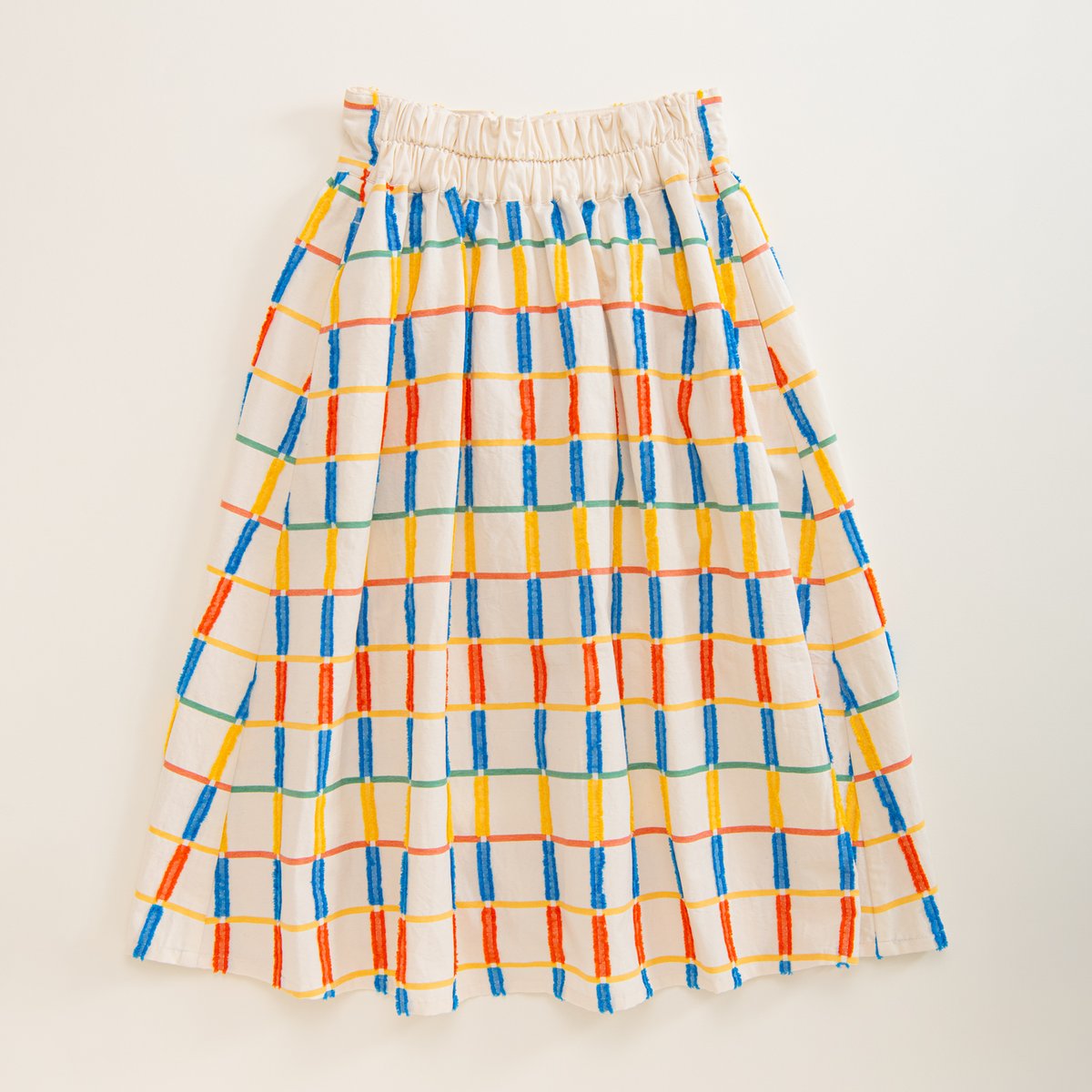 Check Pattern Skirt - YELLOW | HOWTOVENUS