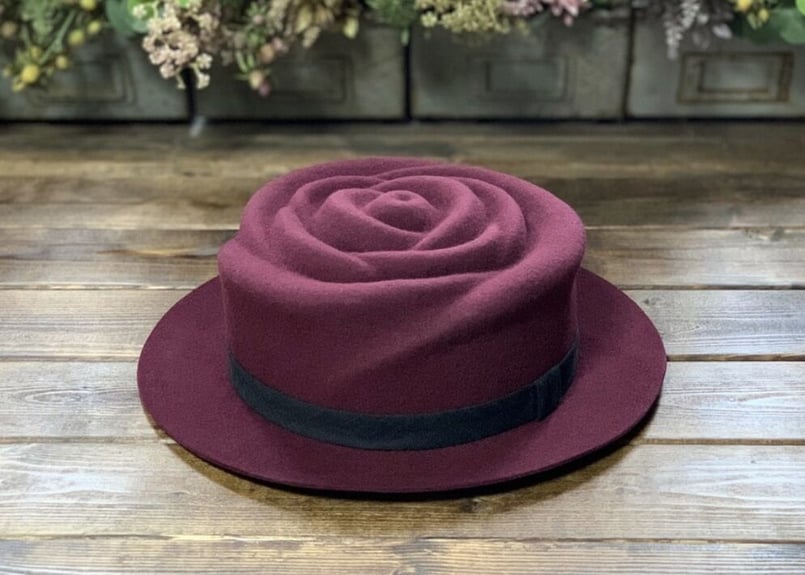 受注生産】ゴシックローズハットVer.2 | KENT BREAD HAT 受注生産】ゴシックローズハットVer.2 | KENT BREAD HAT