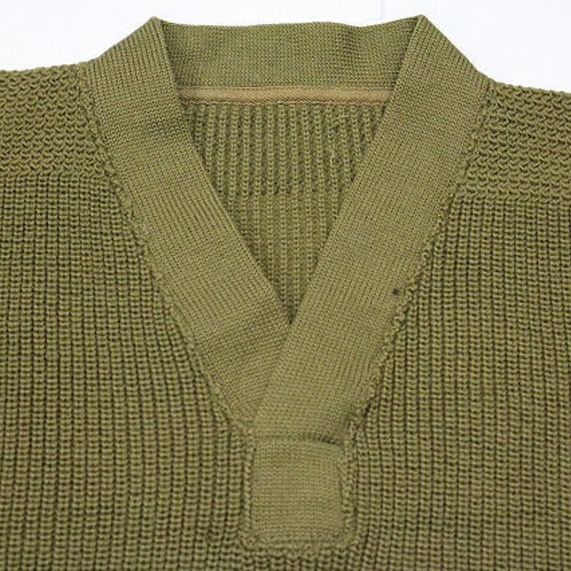 40's USAAF WWII TYPE A-1 V-Neck Wool Knit Sweat 40's USAAF WWII TYPE A-1 V-Neck Wool Knit Sweat