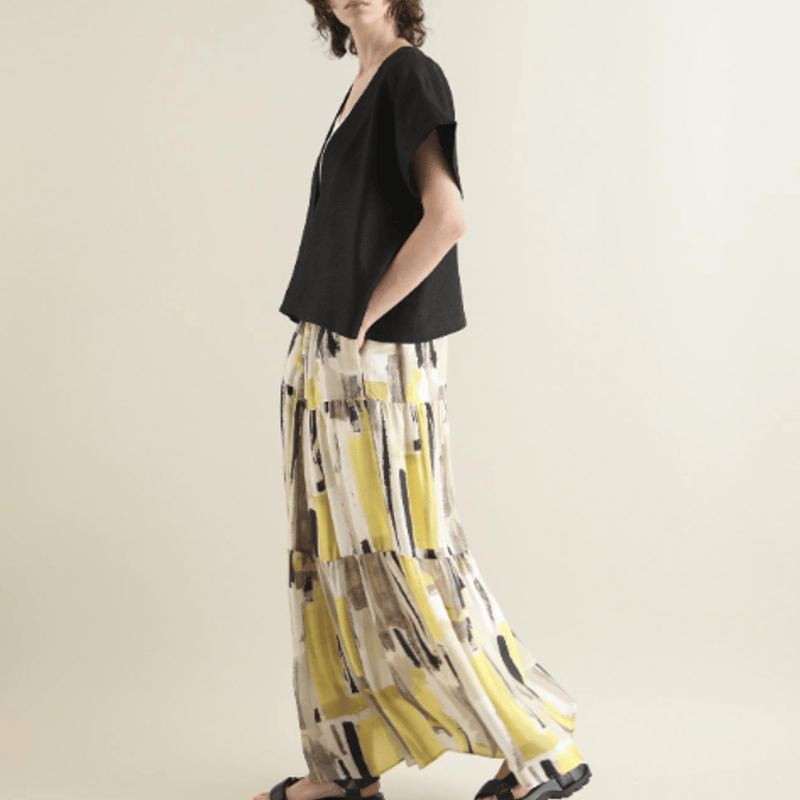 SACRA|サクラ |RUSTIC LINEN TOP|125218071|ASH BEIGE SACRA|サクラ |RUSTIC LINEN TOP|125218071|ASH BEIGE