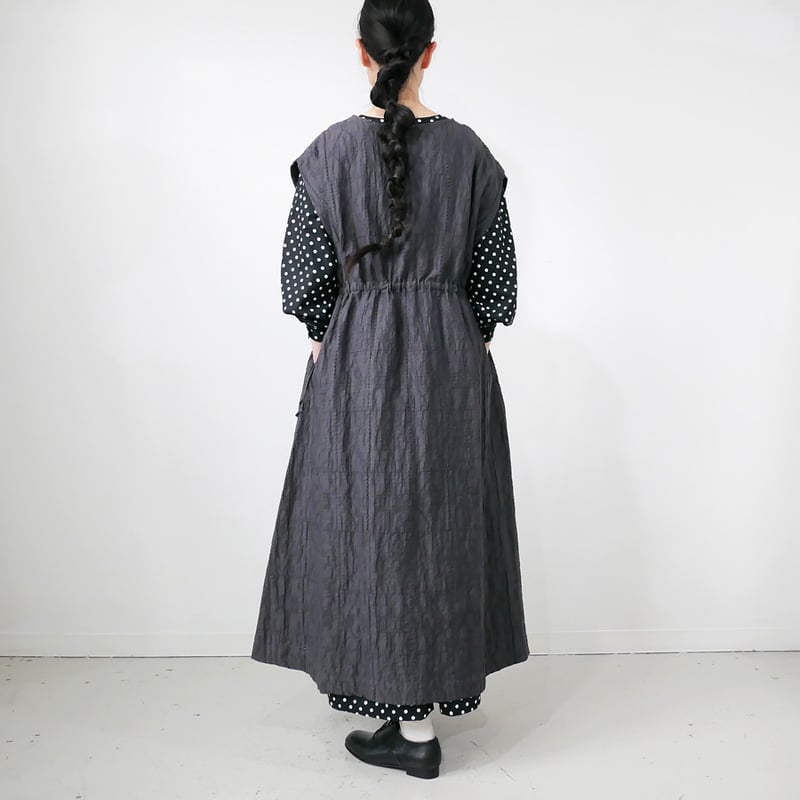 qiri|キリ|cutwork lace jacquard オーバーワンピース |6301OP qiri|キリ|cutwork lace jacquard オーバーワンピース |6301OP