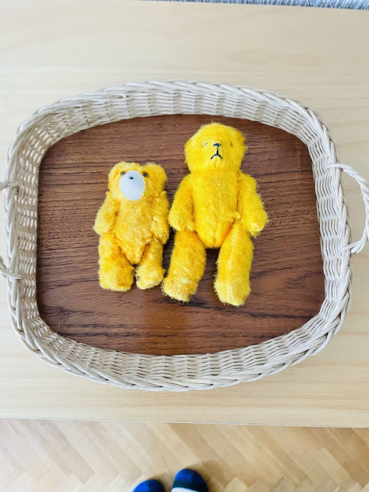 アンティーク/ミニくまちゃん/イエロー/10cm | Wasurenagusa アンティーク/ミニくまちゃん/イエロー/10cm | Wasurenagusa