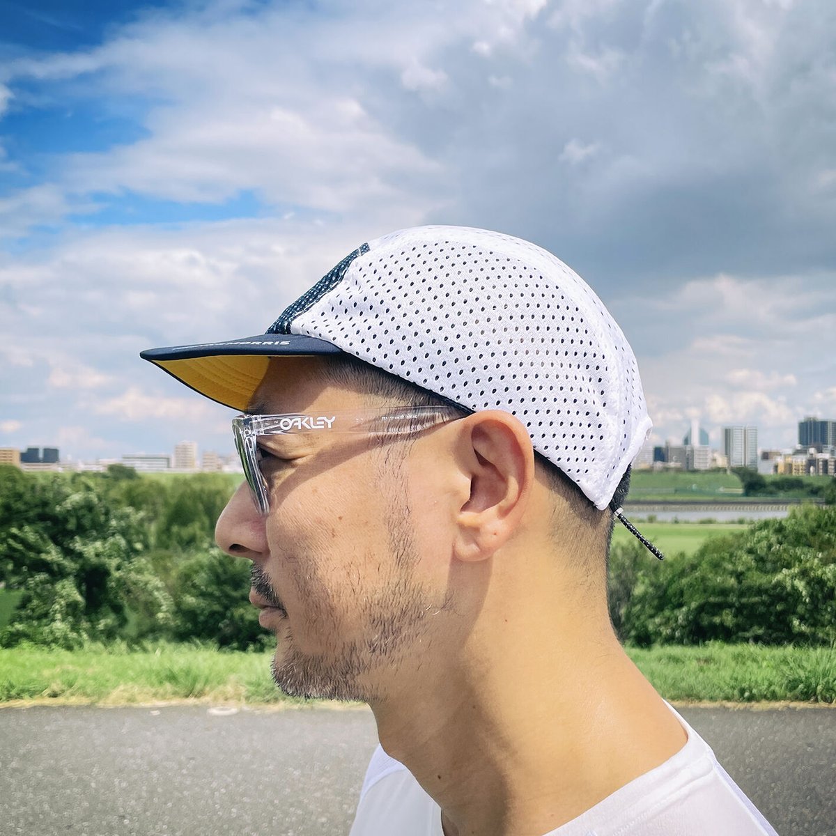 F&M FULLMESH JET CAP NV×WH / BK | FRANK&MORRIS