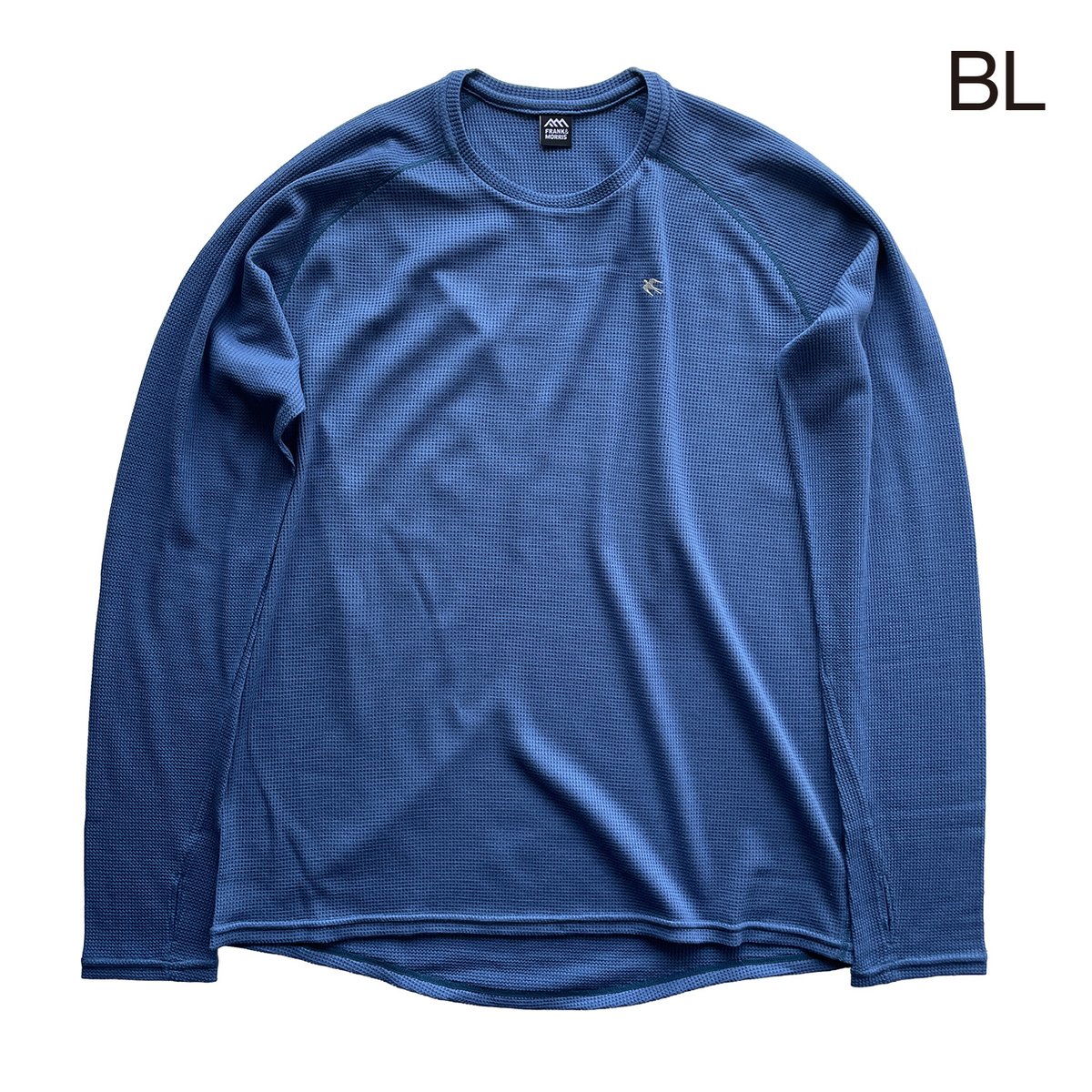 F&M TSUBAME WOOLON Tee Waffle BL / DMG | FRAN...