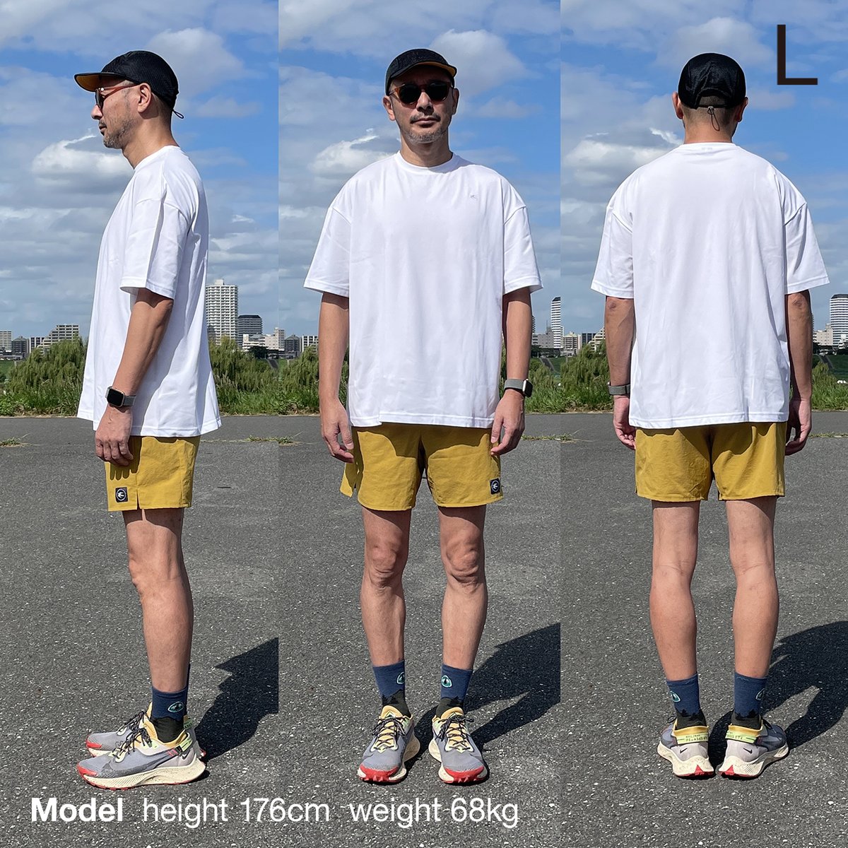 F&M TSUBAME BOX Tee 04 MGR / WH / NV | FRANK&...