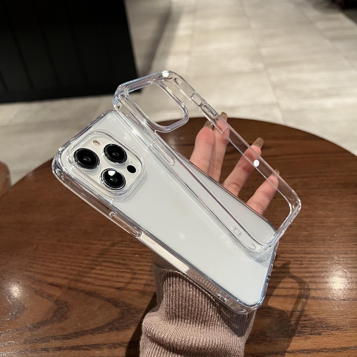 黄ばまない iPhone14/15proケース 高透明クリア iPhone13/12/11pr...