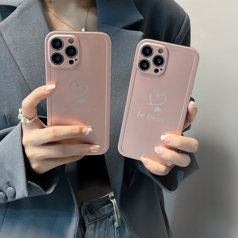 ピンクゴールド iphone13/13promaxケース ハート柄 オシャレ ピンクゴールド iphone13/13promaxケース ハート柄 オシャレ