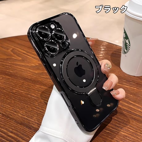 iPhone17Pro/16ProMaxケース MagSafeリングスタンド iPhone15...