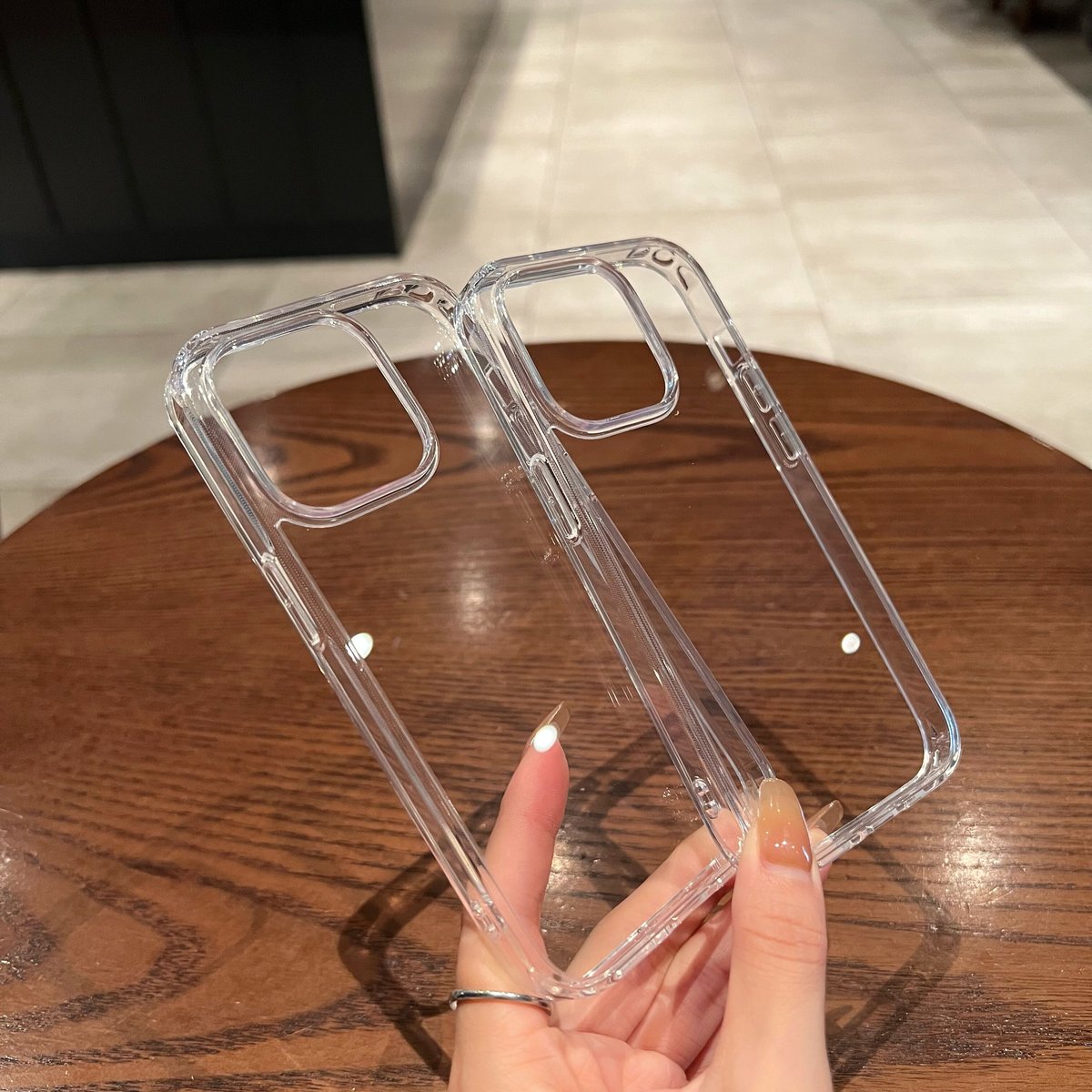 黄ばまない iPhone14/15proケース 高透明クリア iPhone13/12/11pr...