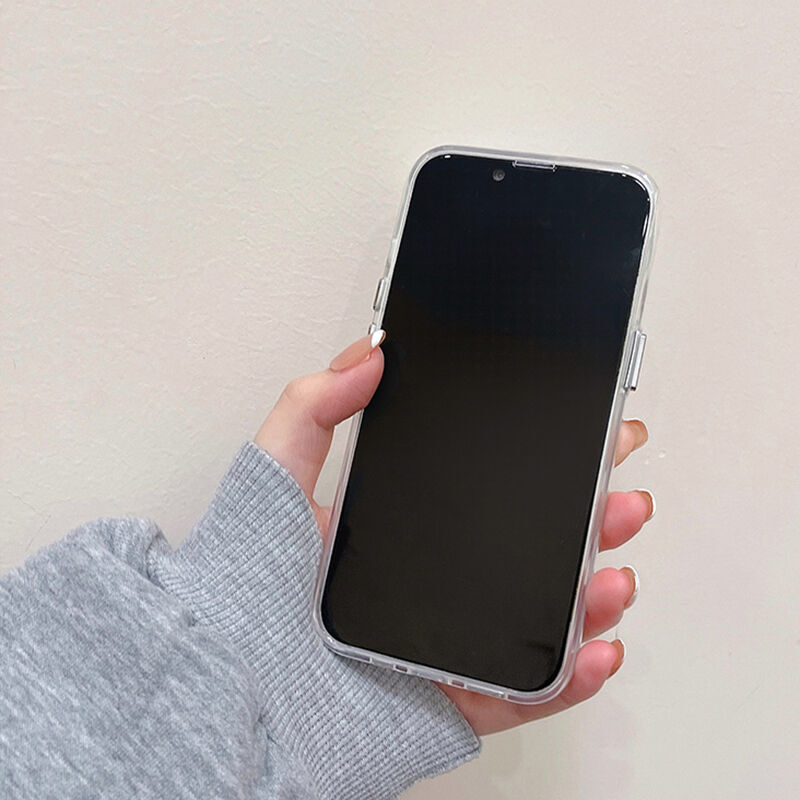 頑丈高透明 iphone13mini/13promaxケース カラー枠 クリアiphone1...