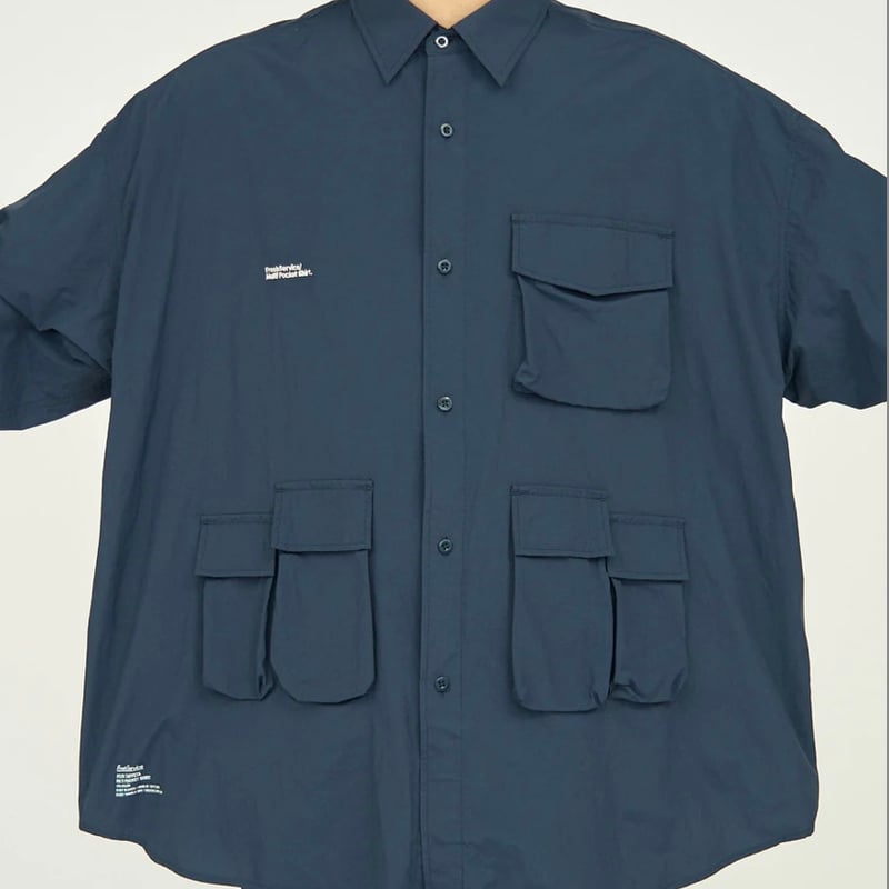 FreshService, NYLON TAFFETA MULTI POCKET SHIRT FreshService, NYLON TAFFETA MULTI POCKET SHIRT