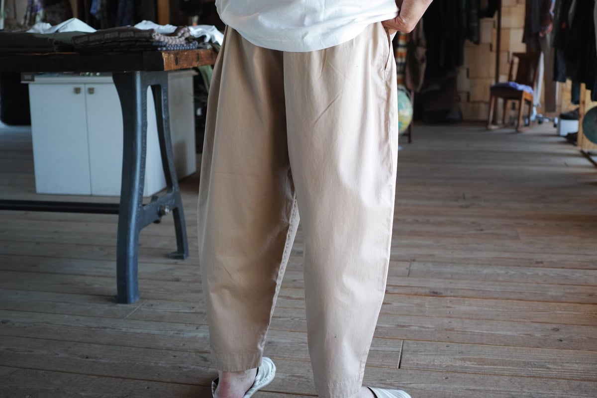PORTER CLASSIC, GABARDINE BEBOP PANTS | Purveyors PORTER CLASSIC, GABARDINE BEBOP PANTS | Purveyors