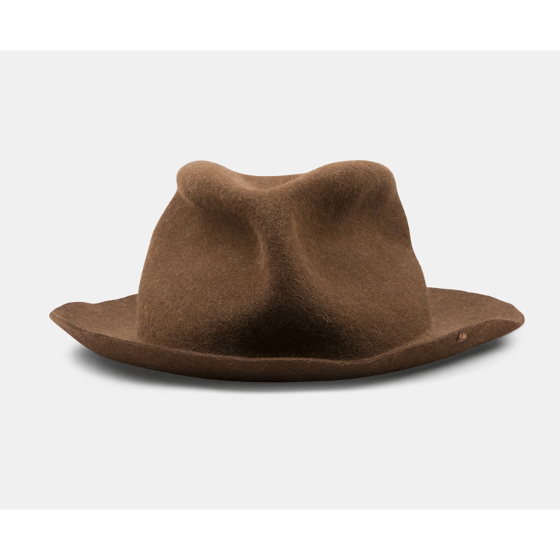 SUPERDUPER, HOBO RABBIT FELT BROWN RAW | Purveyors SUPERDUPER, HOBO RABBIT FELT BROWN RAW | Purveyors