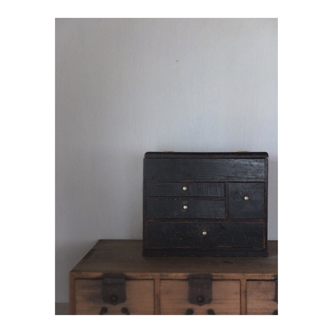 引き出し付き裁縫箱 | antiques étude 引き出し付き裁縫箱 | antiques étude