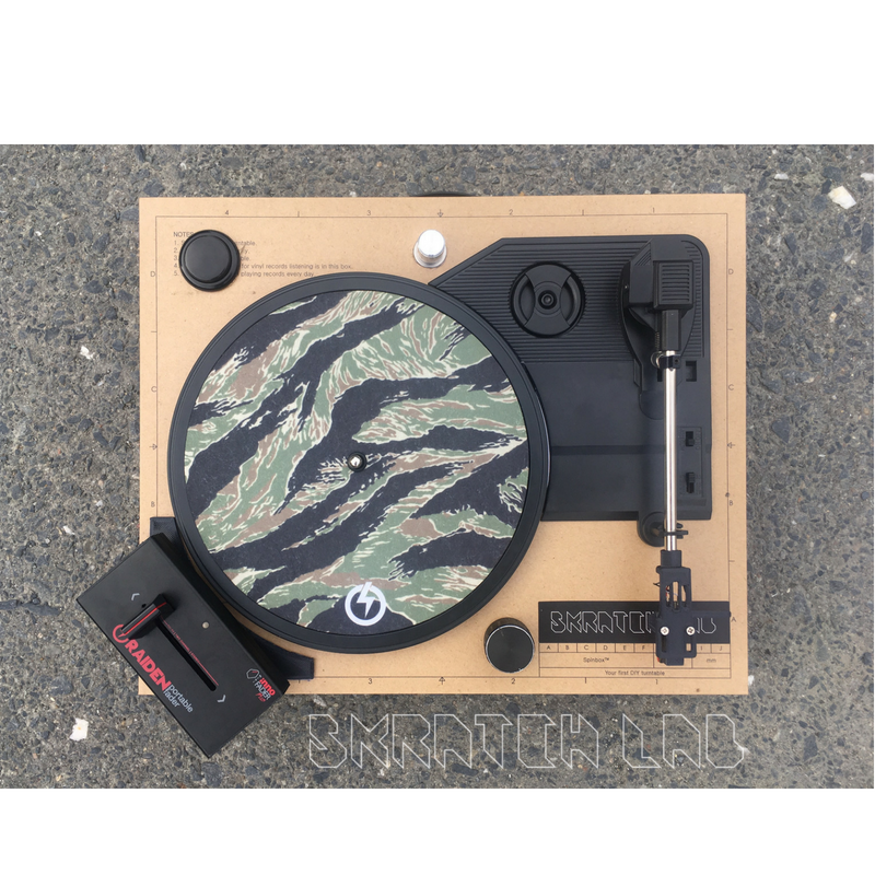 Raiden TIGER CAMO - 7" SLIPMAT | SKRATCH LAB