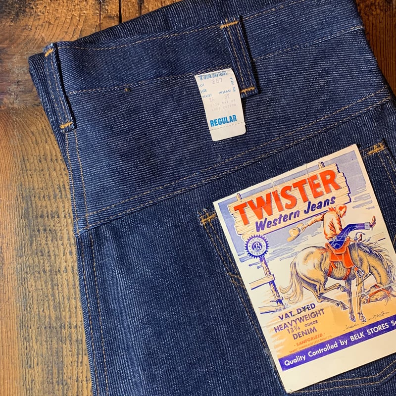 1960's TWISTER Denim Pants Deadstock | Unwave 1960's TWISTER Denim Pants Deadstock | Unwave