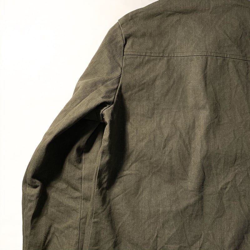 1960's〜 British Green Denim Prisoner Jacket | U 1960's〜 British Green Denim Prisoner Jacket | U