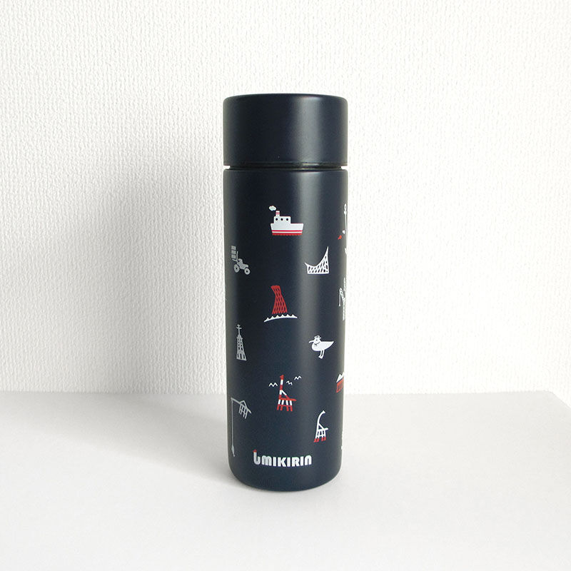 ポケットサーモボトル 130ml(ウミキリンロゴ) | UMIKIRIN(海 ポケットサーモボトル 130ml(ウミキリンロゴ) | UMIKIRIN(海