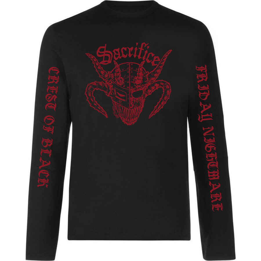 SACRIFICE "Crest Of Black" long sleeve T-shirt ...