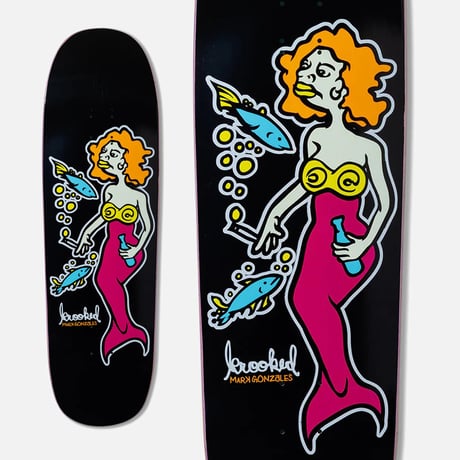 KROOKED HAND SCREEND MERMAID DECK (9.25 x 31.75...