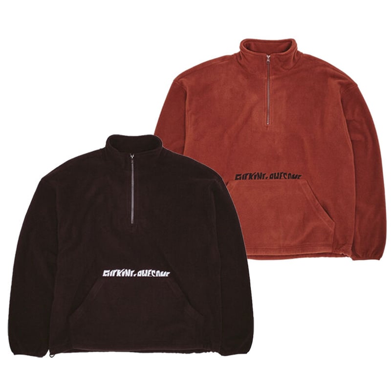 FUCKING AWESOME CUT OFF QUARTER ZIP POLAR FLEEC FUCKING AWESOME CUT OFF QUARTER ZIP POLAR FLEEC
