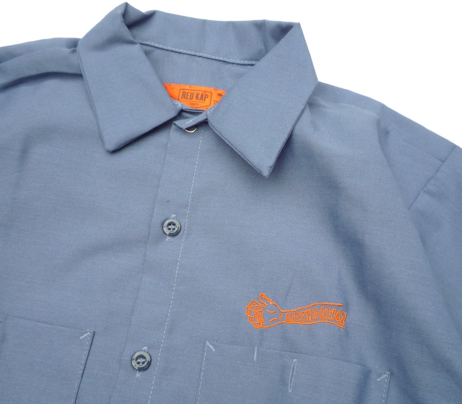 HESHDAWGZ ARM LOGO EMBROIDERY WORK SHIRT | HESH...