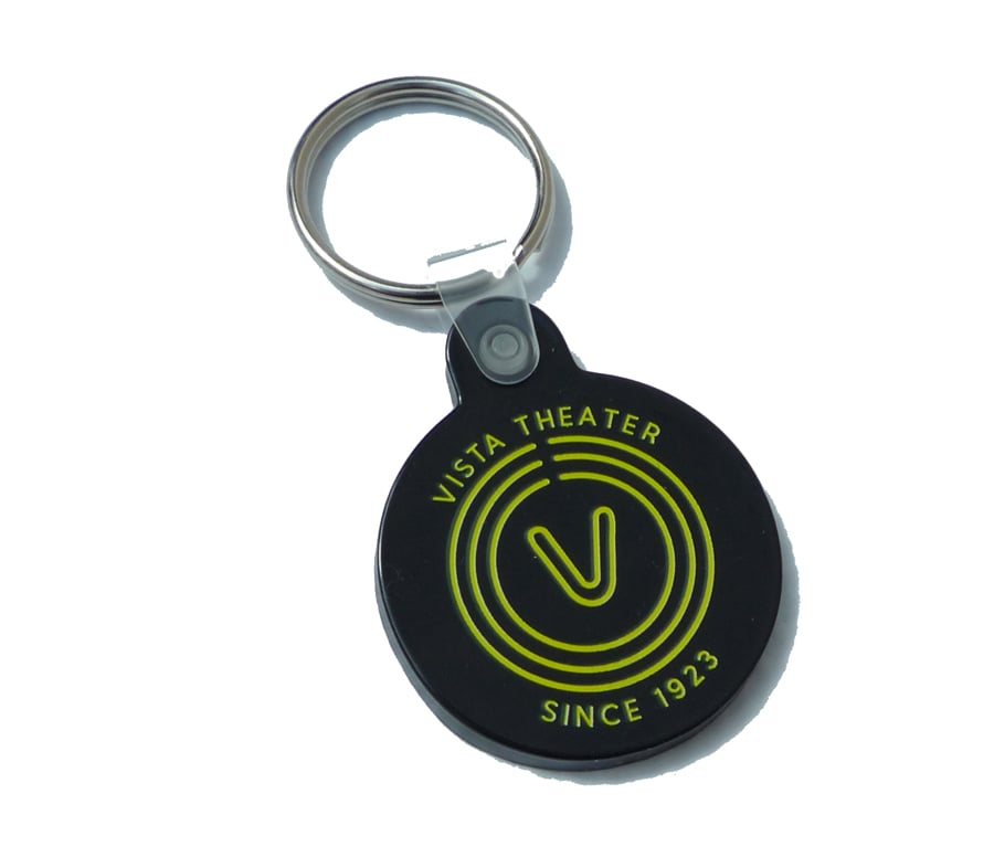 VISTA THEATER NEON KEYCHAIN | HESHDAWGZ