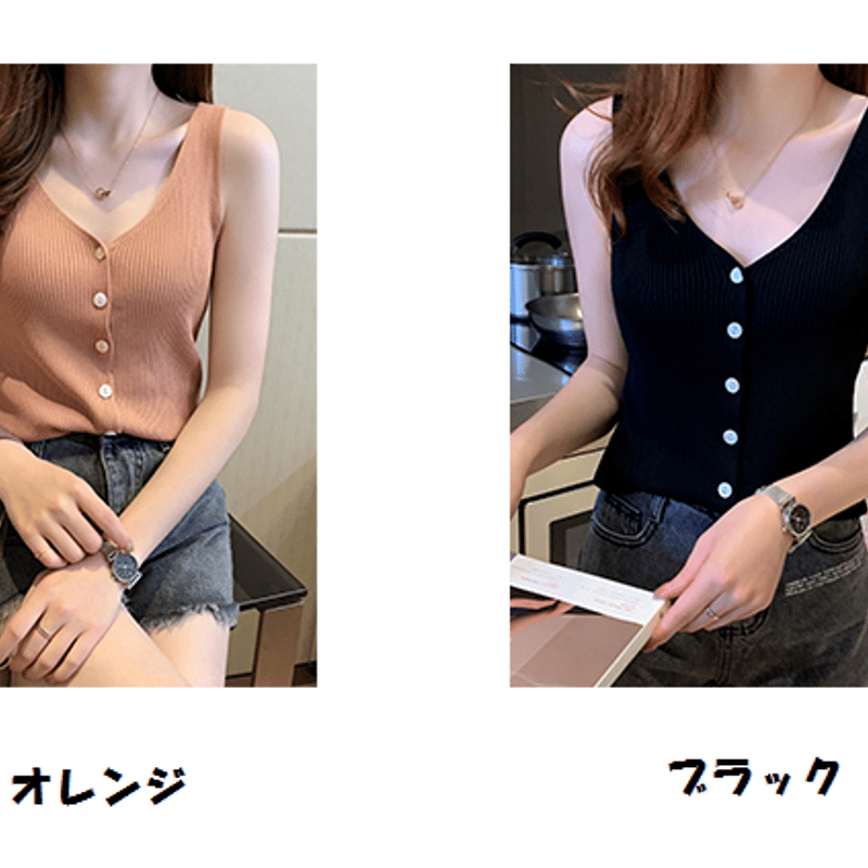 トップス タンクトップ レディース リブニット ノースリーブ トップス タンクトップ レディース リブニット ノースリーブ