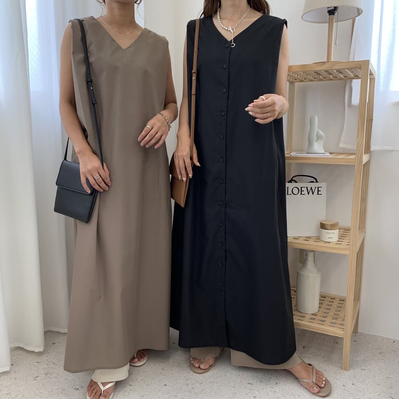 2WAYバックボタンロングワンピース | BLATE 2WAYバックボタンロングワンピース | BLATE