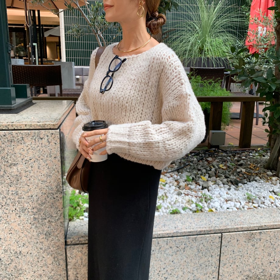 オータムふわふわニット | BLATE