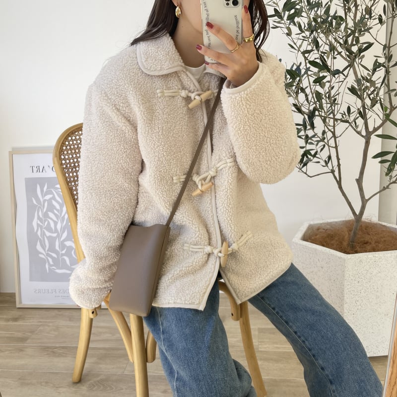 ダッフルボアショートコート | BLATE ダッフルボアショートコート | BLATE