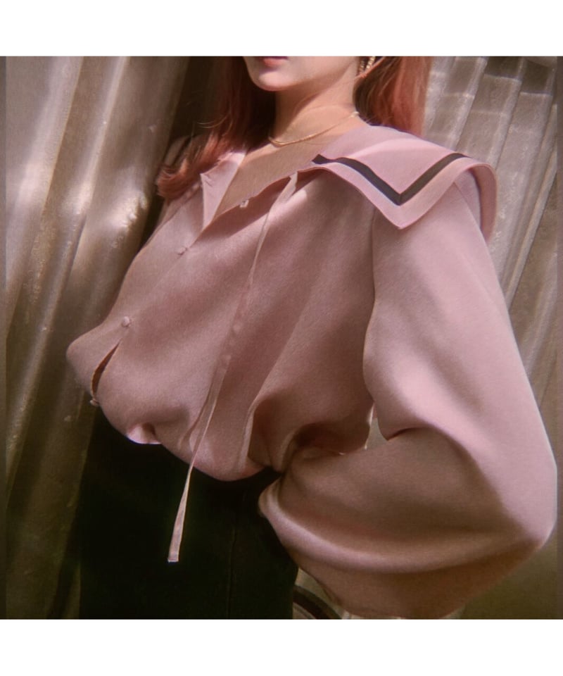 セーラーカラーブラウス / Sailor collar Blouse | FICTION TO セーラーカラーブラウス / Sailor collar Blouse | FICTION TO