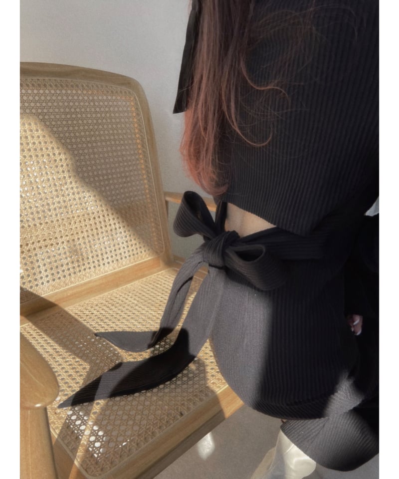 バックオープンフロントスリットワンピース / Back Open Front バックオープンフロントスリットワンピース / Back Open Front