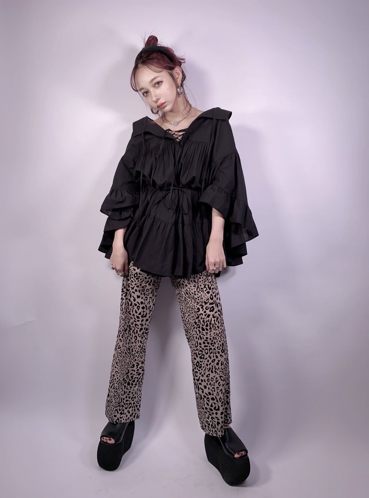 Leopard Sheer Pants レオパードシアーパンツ | FICTION TOKYO Leopard Sheer Pants レオパードシアーパンツ | FICTION TOKYO