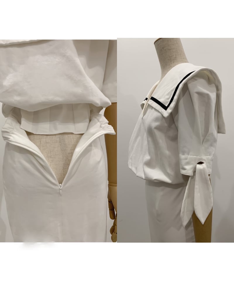 セーラーカラースリットワンピ Sailor Collar Slit One-Piece | F セーラーカラースリットワンピ Sailor Collar Slit One-Piece | F