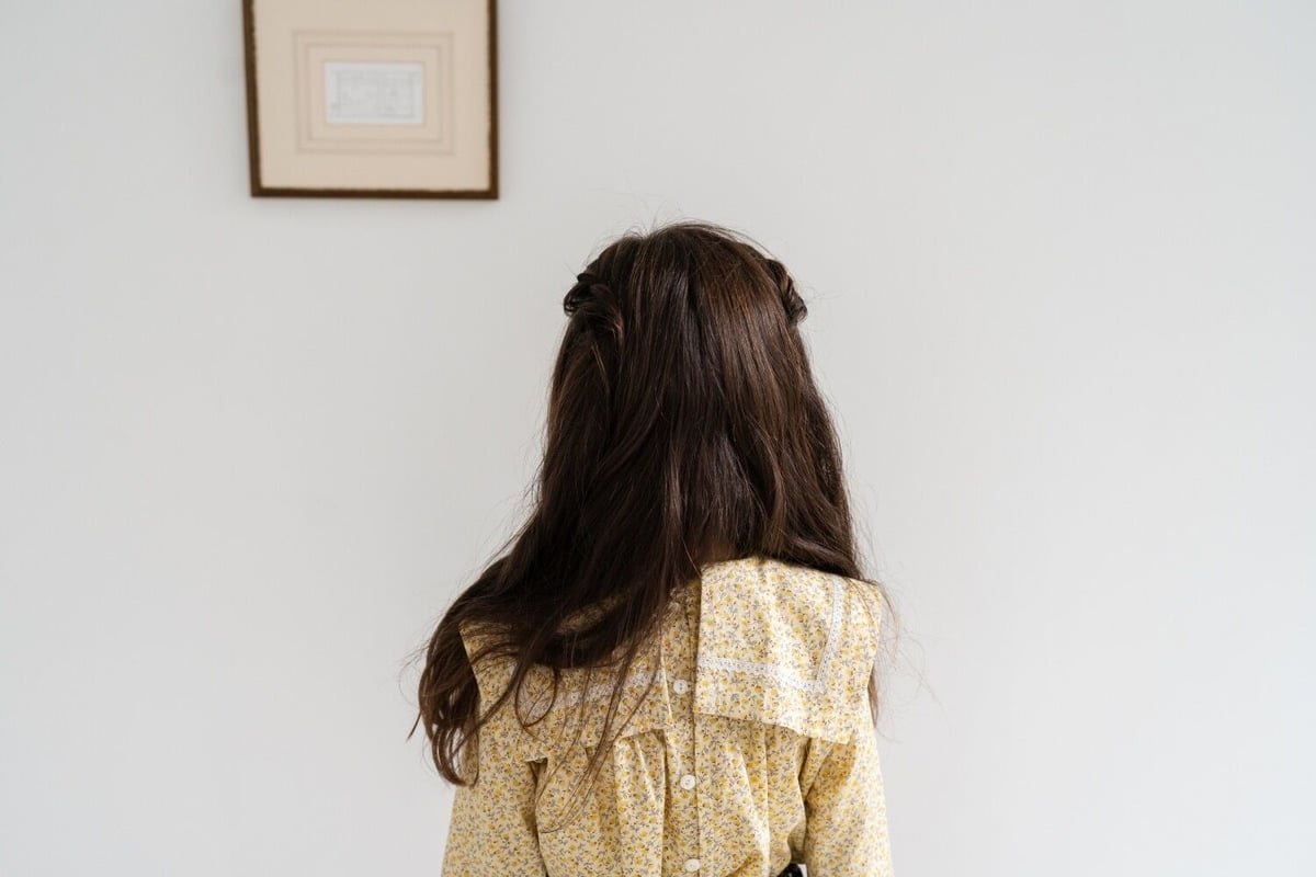 【即納】flare collar blouse : charme citron yellow ...