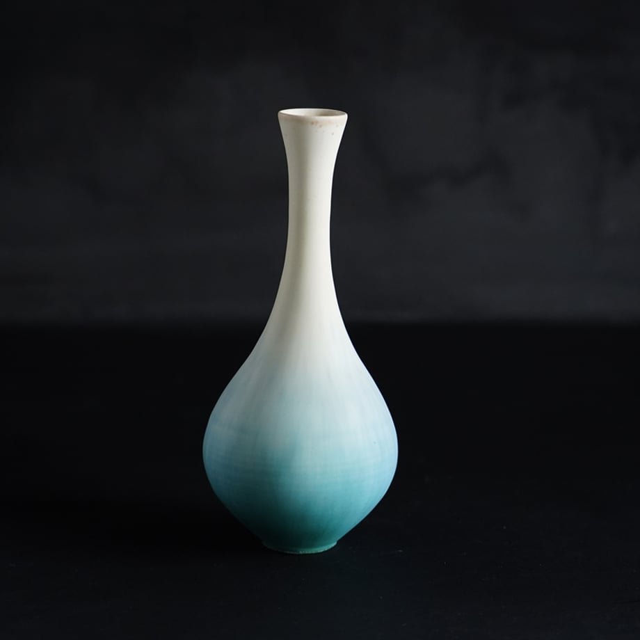 NO.40-1 岩崎龍二 花器 アイスグリーン | JIBITA