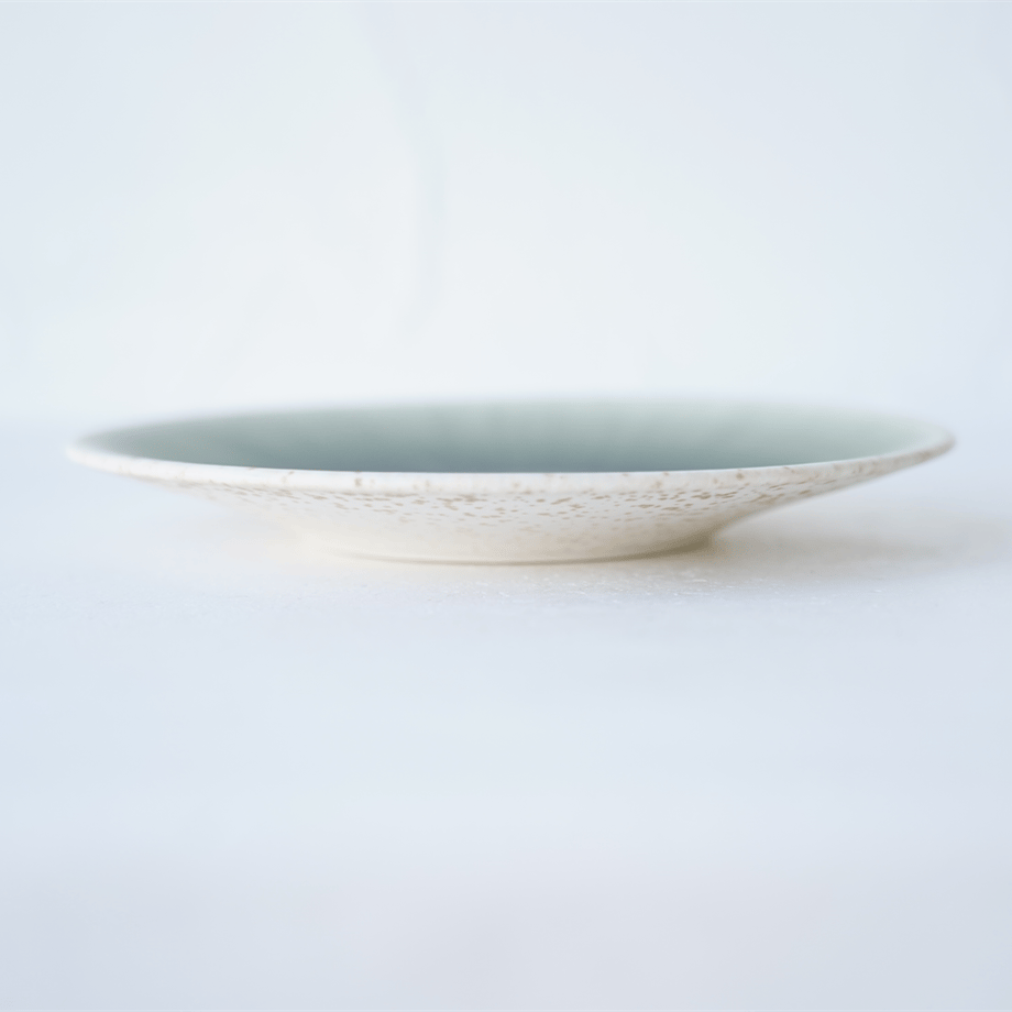 NO.7-L 岩崎龍二 Φ14.8㎝ 5寸平皿 ブルーグレー | JIBITA